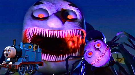 Creepy Cursed Thomas Train Becomes Spider Monster In Epic Meme Mashup