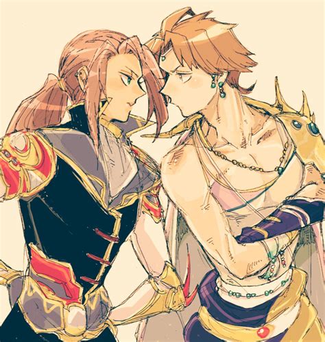 Faris Scherwiz And Bartz Klauser Final Fantasy And 1 More Drawn By