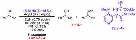 Kinetic Resolution Of Secondary Alcohols By Chiral Dmap Derivatives