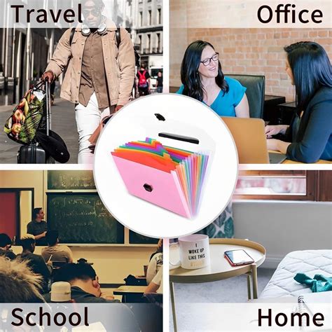 Expanding File Folder Cute Cartoon Space Astronaut Folders For Documents 13 Pocket Folder