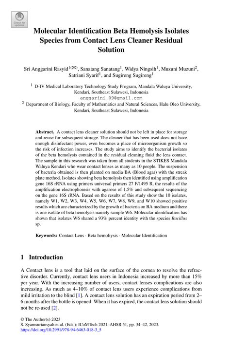 Pdf Molecular Identification Beta Hemolysis Isolates Species From
