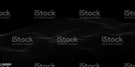 웨이브 3d 벡터 일러스트레이션 파티클의 물결 연결 구조입니다 빅 데이터 0명에 대한 스톡 벡터 아트 및 기타 이미지 0명 가리키기 개념 Istock