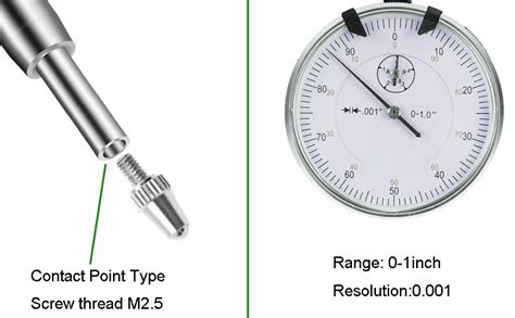 Hdlnkak Dial Indicator 0 1 0 001 Dial Indicator With Case Measuring Tool For Lathe 3d