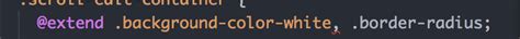 Scss Extend Multiple Classes Highlighted As Error · Issue 30335