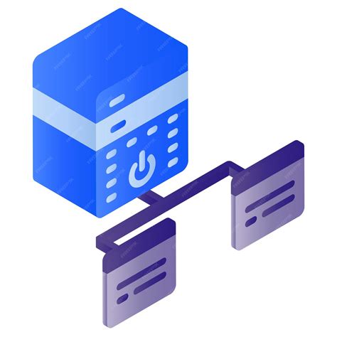 미리 구축된 가상 머신 개념 Rdp 또는 가상 컴퓨터 Virtual Computer 스 일러스트레이션 Desktop Sharing Vector 프리미엄 벡터