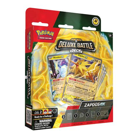Pokémon Zapdos EX Battle Deck Amazingtoys ch