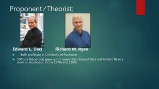 Self Determination Theory Janice G Abas Aeron P Boller Pptx