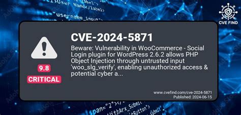 [cve 2024 5871 critical] beware cve find