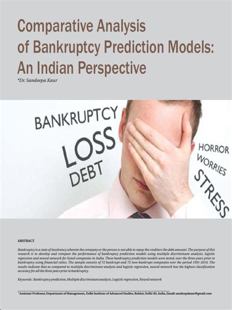19 28 Comparative Analysis Of Bankruptcy Pdf Dependent And