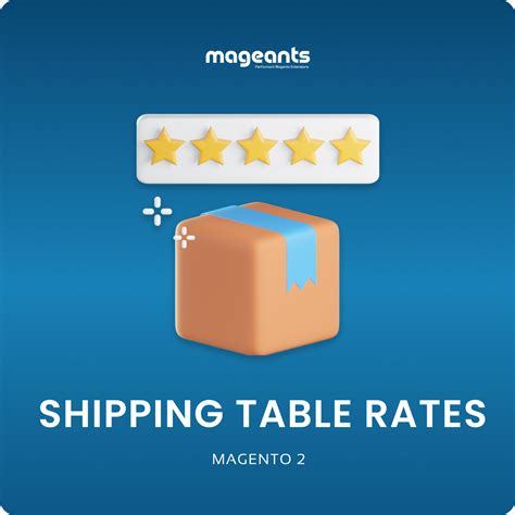 Magento 2 Shipping Table Rates Extension