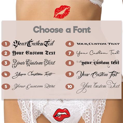 Custom Personalised Adult Temporary Tattoos Tramp Stamps DDLG Fetish Sex Positive Sexy