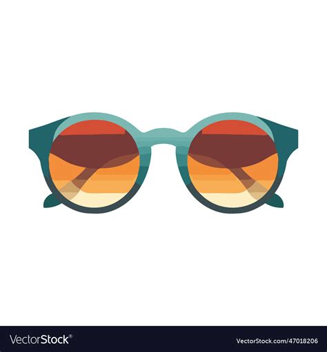 Summer Fashion Shades And Glasses For Eyesight Vector Image