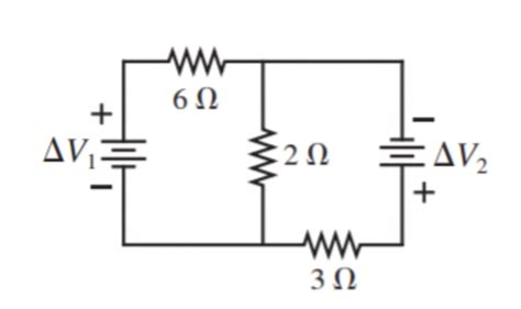 Solved Suppose That Δv1 3 Vv And Δv2 7 V How Much Power