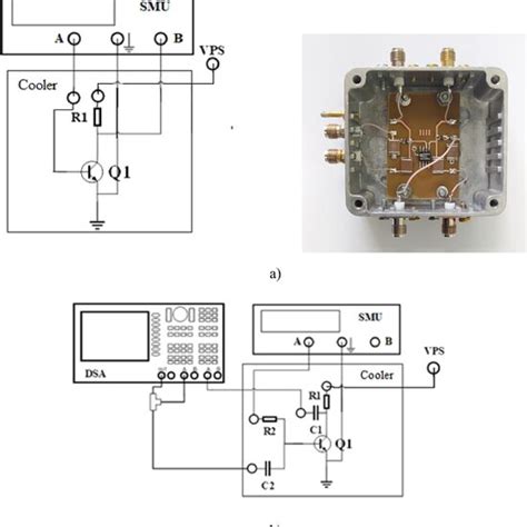 Schematics Setup For Measuring Current Voltage Characteristics And The