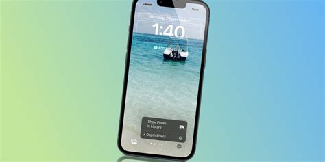 How To Place The Time Behind Your IPhone Lock Screen Wallpaper In IOS