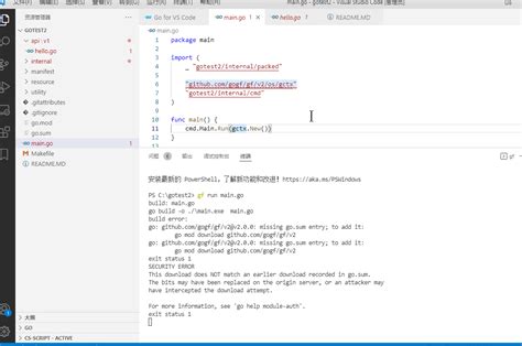 gf命令行工具建立的项目无法运行报错 · issue 1702 · gogf gf · github