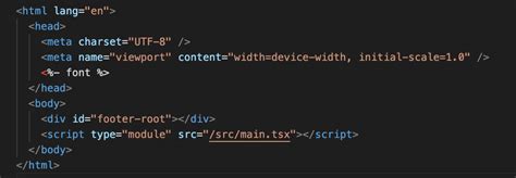 html is injected into body since version 3 · issue 34 · vbenjs vite