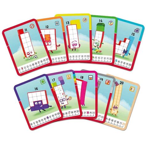 Learning Resources Mathlink Cubes Numberblocks 11 20 Activity Set