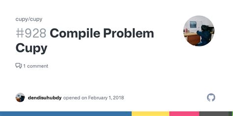 Compile Problem Cupy · Issue 928 · Cupycupy · Github