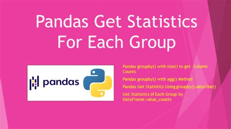 Pandas Get Statistics For Each Group Spark By Examples