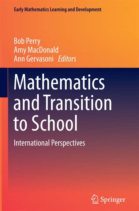 Mathematics And Transition To School International Perspectives