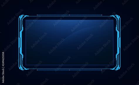 Abstract Hud Ui Gui Future Futuristic Screen System Virtual Design Stock Vector Adobe Stock