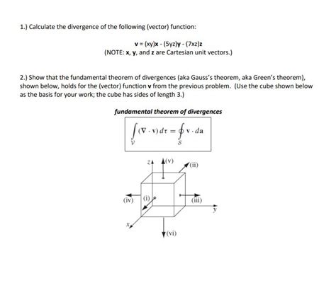 Solved Calculate The Divergence Of The Following Chegg