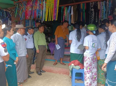 ကျောင်းကုန်းမြို့၌ သန်းခေါင်စာရင်းကောက်ယူခြင်းလုပ်ငန်းအား စာရင်းစစ် စာရင်းကောက် သင်တန်းသားများမ