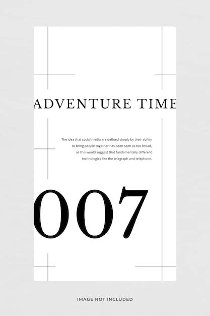 Modelo Minimalista De Stories Do Instagram Design De Efeito De Linha PSD Premium