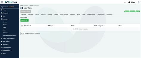 Dhcp Server — Flexiwan Documentation