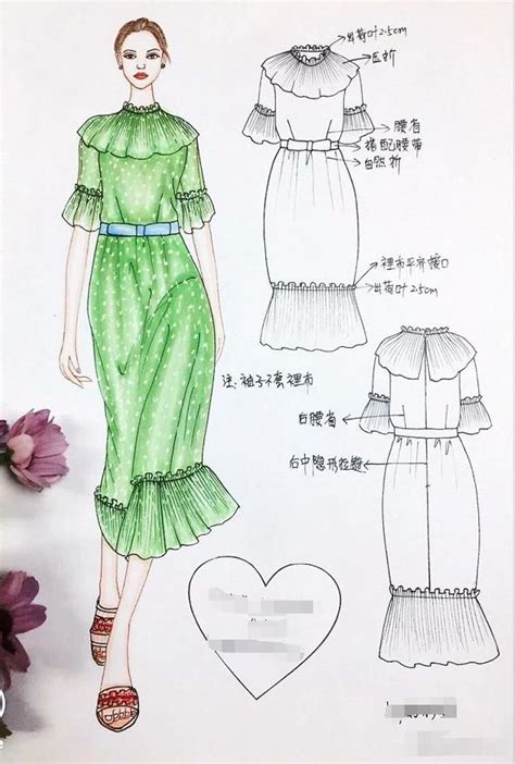 服裝設計——效果圖 款式圖設計稿 每日頭條