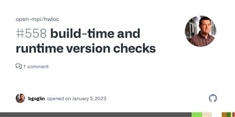 Build Time And Runtime Version Checks Issue 558 Open Mpi Hwloc GitHub
