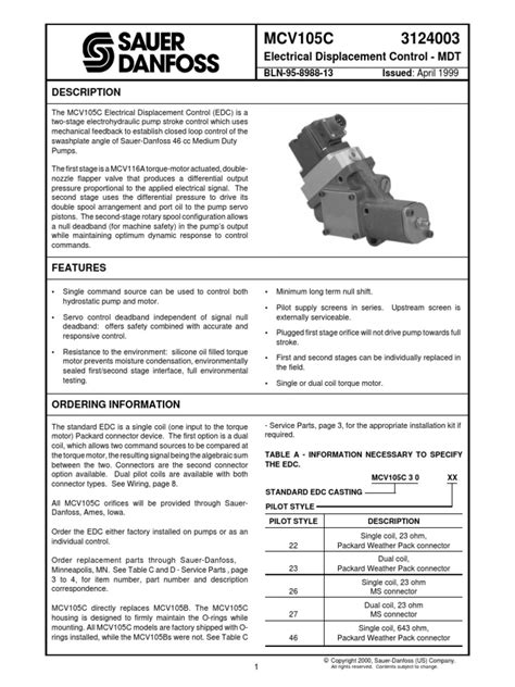 saur danfoss mcv105c edc 3124003 english pdf