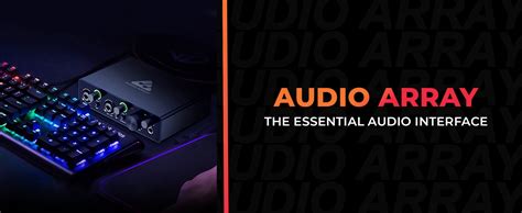 Audio Array Ai 02 2x2 Premium Audio Interface Superior Midas Mic Pre Amps 48v Phantom Power