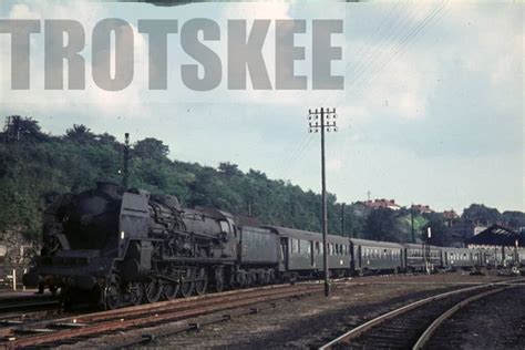 35mm Slide Sncf French Railways Steam Loco Class 241 P 1967 Original £4