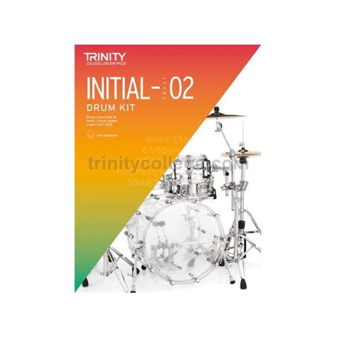 Trinity Drum Kit Exam Pieces And Exercises 20202023 Initialgrade 2