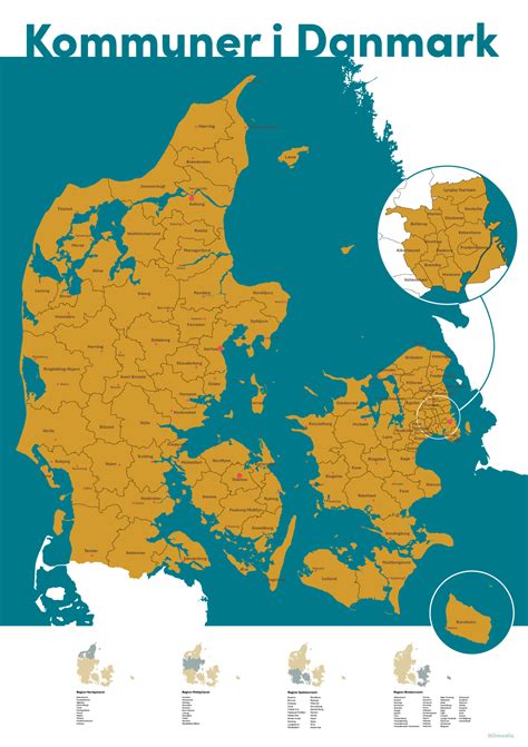 Danmarks Kommuner Redigerbart Kort V2 Bitmedia