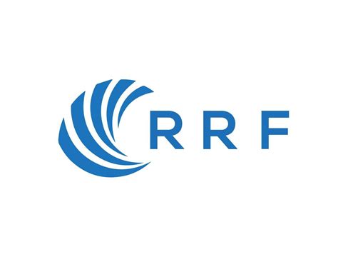 Rrf Letter Logo Design On White Background Rrf Creative Circle Letter