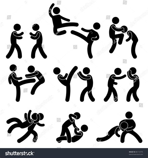 Taekwondo Fight Images Stock Photos D Objects Vectors