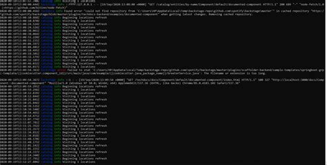 Bug Scaffolder The Filename Or Extension Is Too Long Issue Backstage Backstage