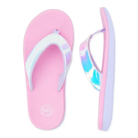 Wonder Nation Girls Sport Flip Flops Sizes 5 6 12 13