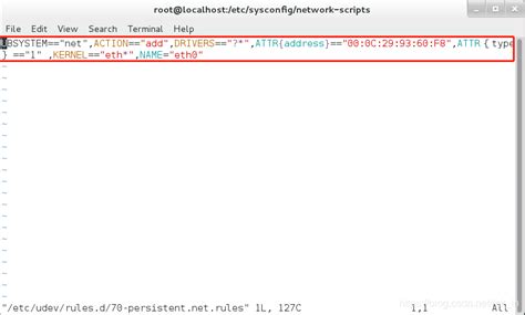 红帽linux修改网卡名称（一般修改为eth0）（redhat7） redhat7 9 改网口名 csdn博客