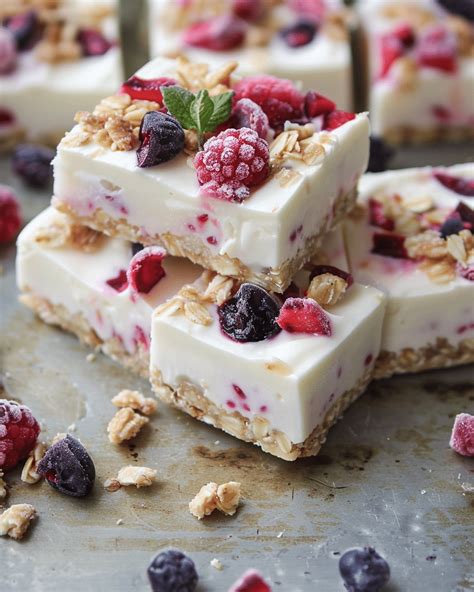 Healthy Frozen Yogurt Bars Quick And Sweet Recipes