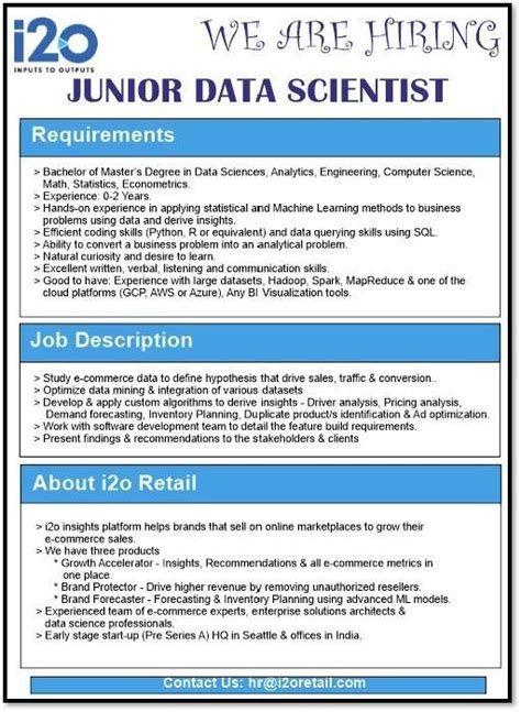 Arun Prasad Raman On Linkedin Hiring Datascientist Hiring Hiringalerts Jobpostings Jobs
