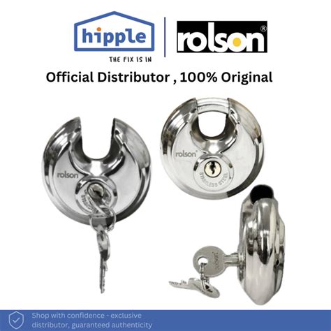 Rolson Disc Padlock 70mm 66607 Shopee Malaysia