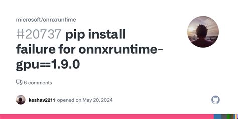 Pip Install Failure For Onnxruntime Gpu190 · Issue 20737