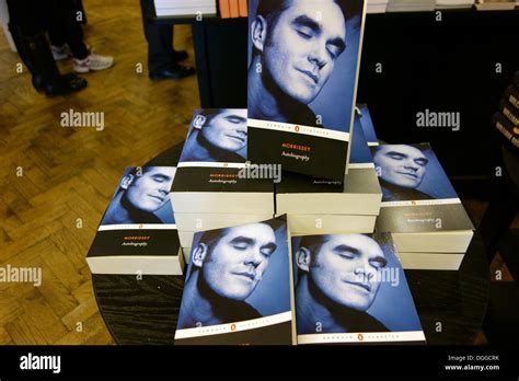 London Uk 21st Oct 2013 The Autobiography Of Former Smiths Star