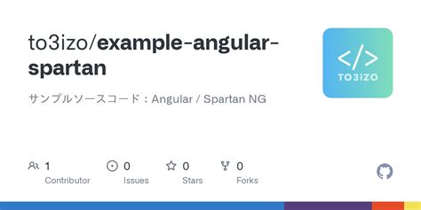 Github To3izoexample Angular Spartan サンプルソースコード：angular Spartan Ng