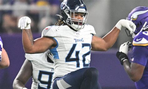 Tennessee Titans Caleb Murphy ‘very Proud After 2 Sacks Vs Vikings