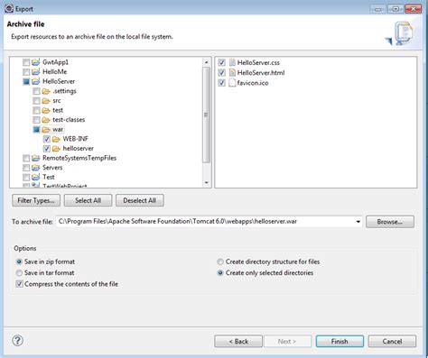 Java Cannot Properly Deploy War File Created By Eclipse To Tomcat
